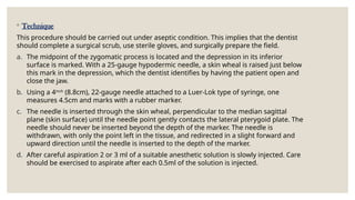 Local anesthetic- extraoral facial blocks | PPTX