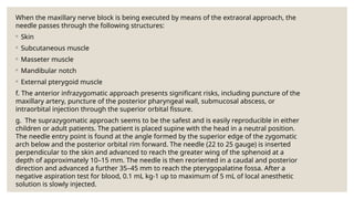 Local anesthetic- extraoral facial blocks | PPTX