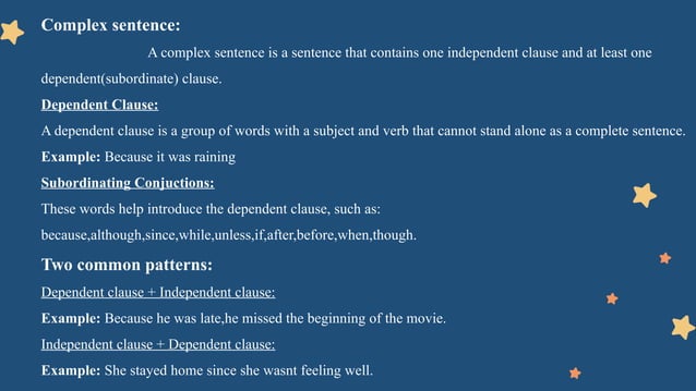 sentence, sentence components , and subject verb agreement | PPT