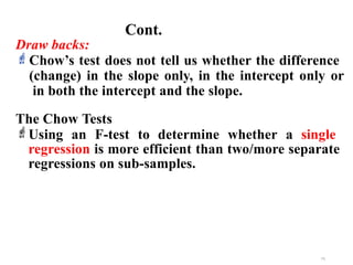 Presentation1.econometrics 2 by habtamuu | PPTX