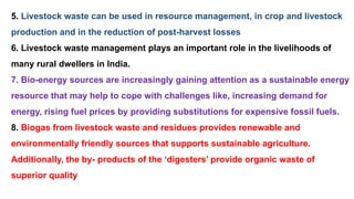 livestock waste management by Ramakrishna C .pptx