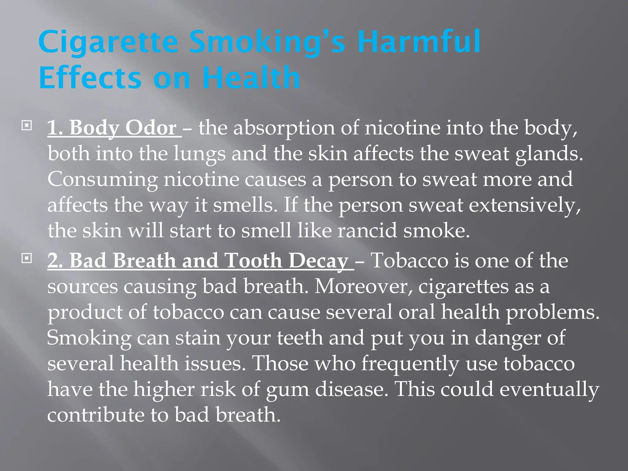 Grade 8- Health Power Point presentation | PPTX