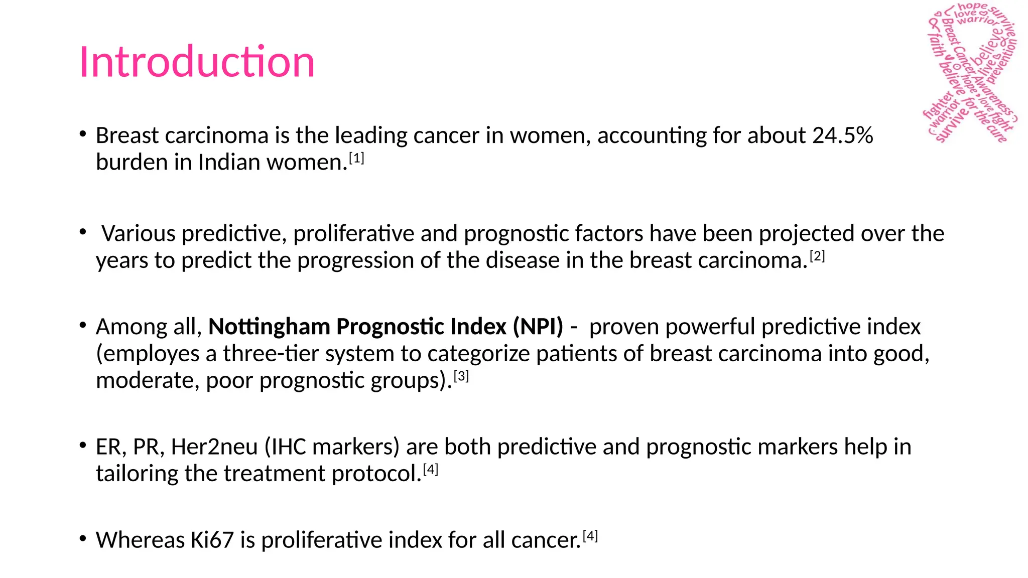 Presentation on breast cancer IHC markers | PPT