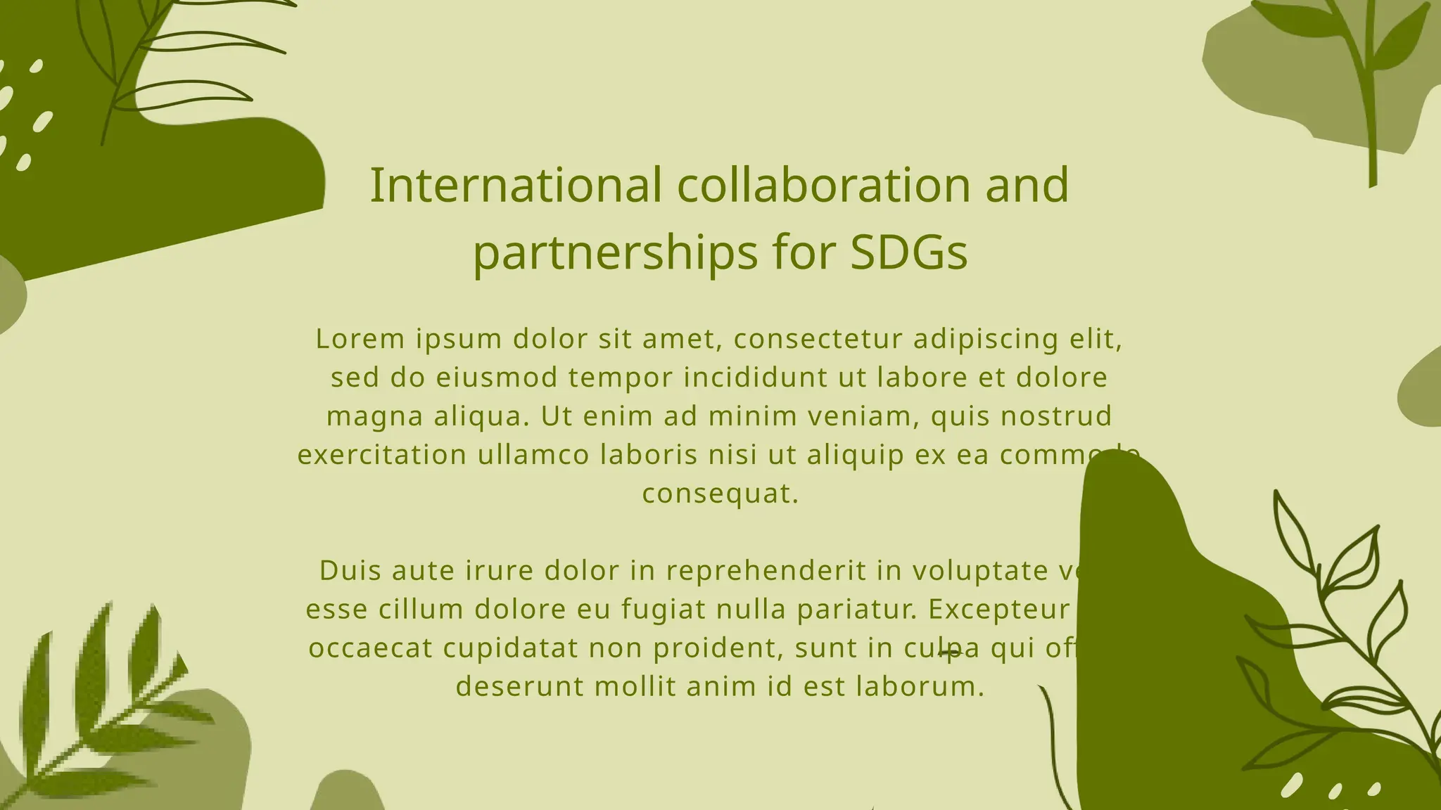 Global Commitment Towards Achieving the SDGs | PPT