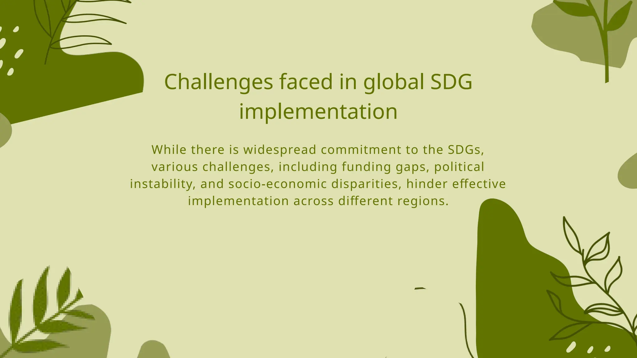 Global Commitment Towards Achieving the SDGs | PPTX