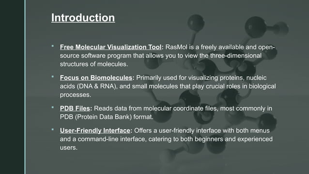 Presentation (1).pptx RasMol protein visualisation | PPTX