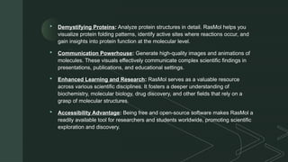 Presentation (1).pptx RasMol protein visualisation | PPTX