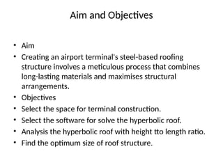 airport terminal structural analysis usi | PPT
