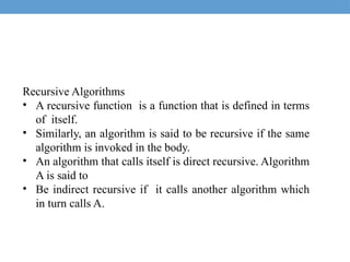 Presentation 1 on algorithm for lab progress | PPTX