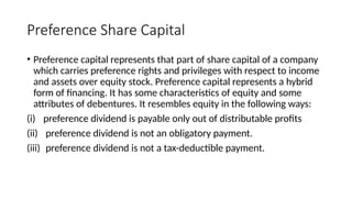 presentation on capital Structure of India | PPTX