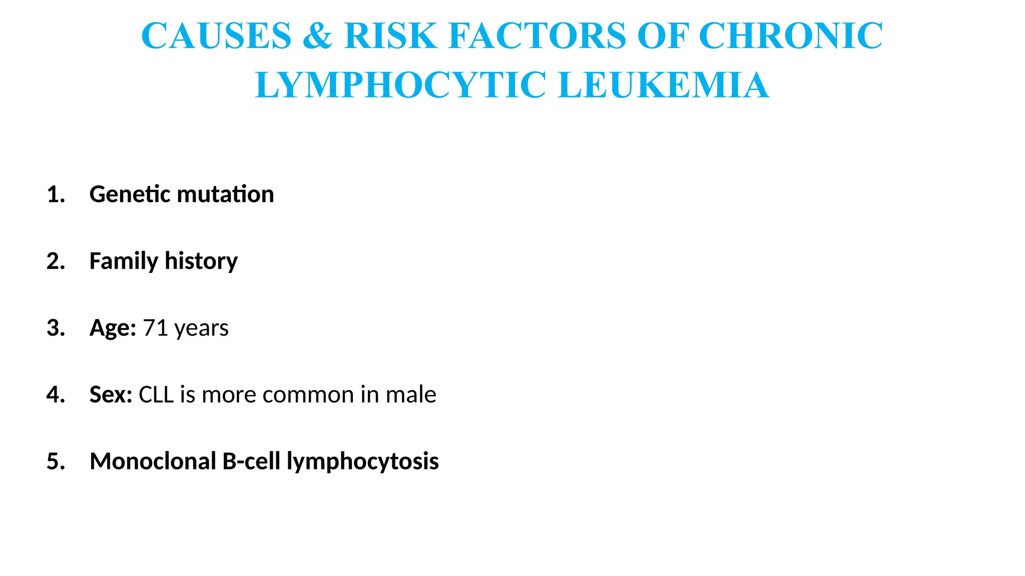 leukemia management and its prevention based on types | PPT