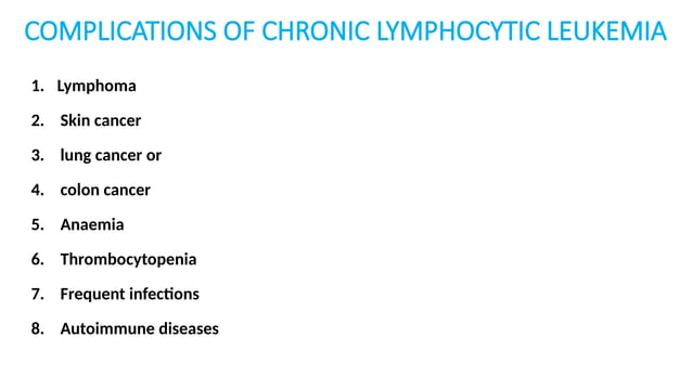 leukemia management and its prevention based on types | PPT