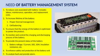 design of safer battery and BMS for automotive application | PPT