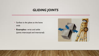 Presentation of joints in exercise therapy | PPTX