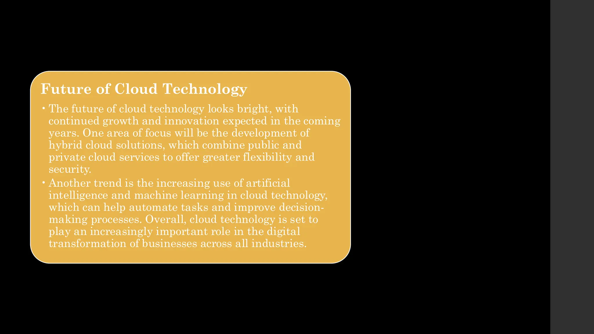 cloudtechnolgycloudcloudcloudcoludvishnu | PPT