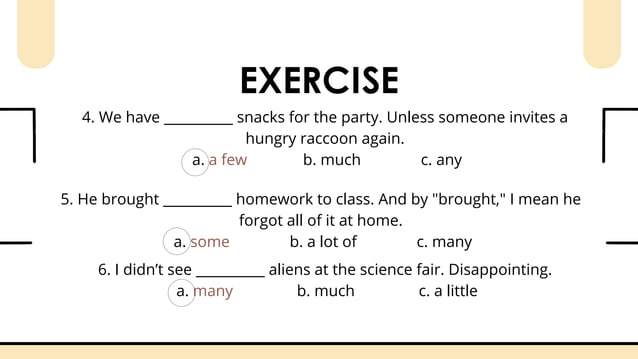 HOW TO USE A QUANTIFIERS? AND FUN EXERCISES | PDF