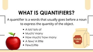 HOW TO USE A QUANTIFIERS? AND FUN EXERCISES | PDF