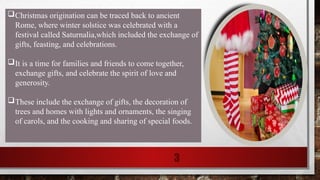 Presentaion on Christmas festival and its history | PPTX