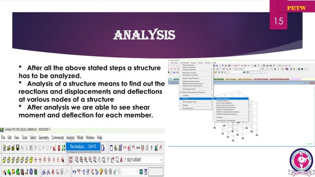 INTODUCTION TO STAAD.PRO. PPT [POWER POINT PRESENTATION] | PPTX