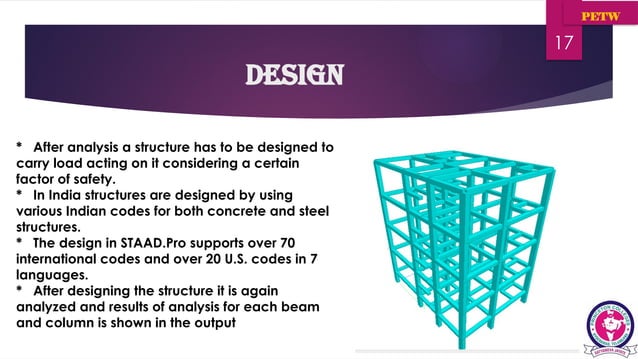 INTODUCTION TO STAAD.PRO. PPT [POWER POINT PRESENTATION] | PPTX