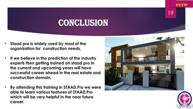 INTODUCTION TO STAAD.PRO. PPT [POWER POINT PRESENTATION] | PPTX