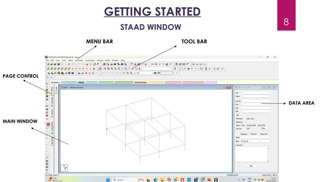 INTODUCTION TO STAAD.PRO. PPT [POWER POINT PRESENTATION] | PPTX