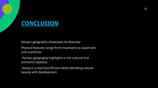 Physical and Human Geography of Kenya... | PPTX