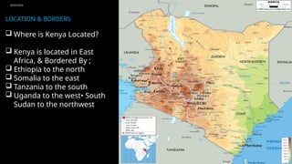 Physical and Human Geography of Kenya... | PPT
