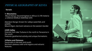 Physical and Human Geography of Kenya... | PPT