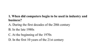 Presentation1.pptx about computer and technology | PPTX