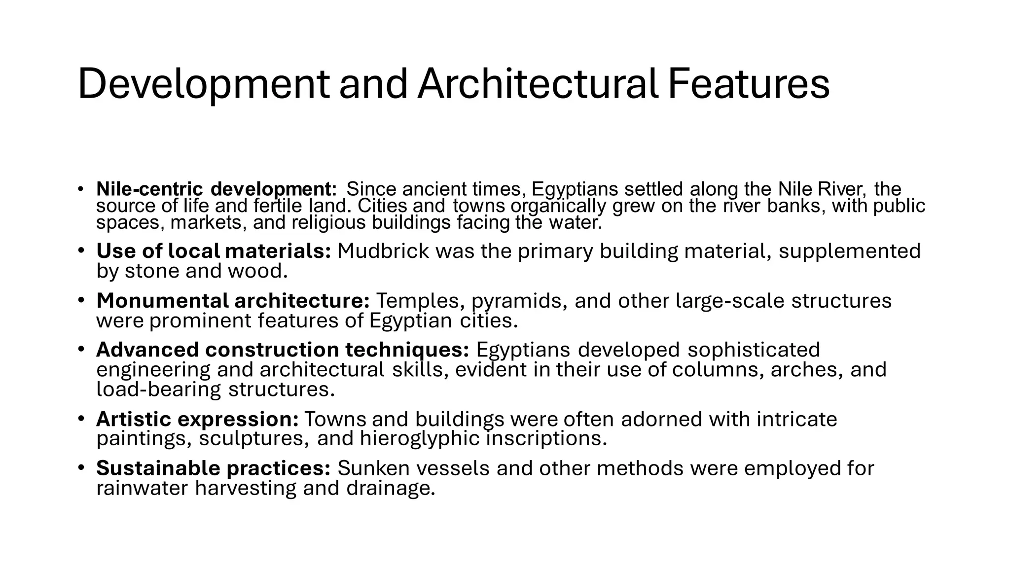 Egyptian civilization planning settlement | PPT