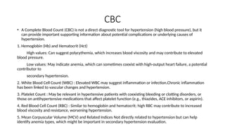 Investigation for diagnosis of systemic hypertension | PPTX