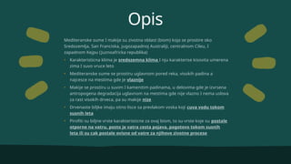 Mediteranske sume i makije, biologija za 7 razred biomi | PPTX