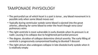 cardiac tamponade clinical and imaging fellows | PPTX