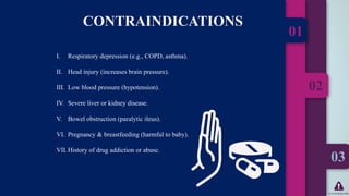 Presentation on Narcotics their classes mechanism of action indication ...