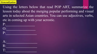 Ready t use ppt Q1-Music and Art MAPEH 8 | PPTX