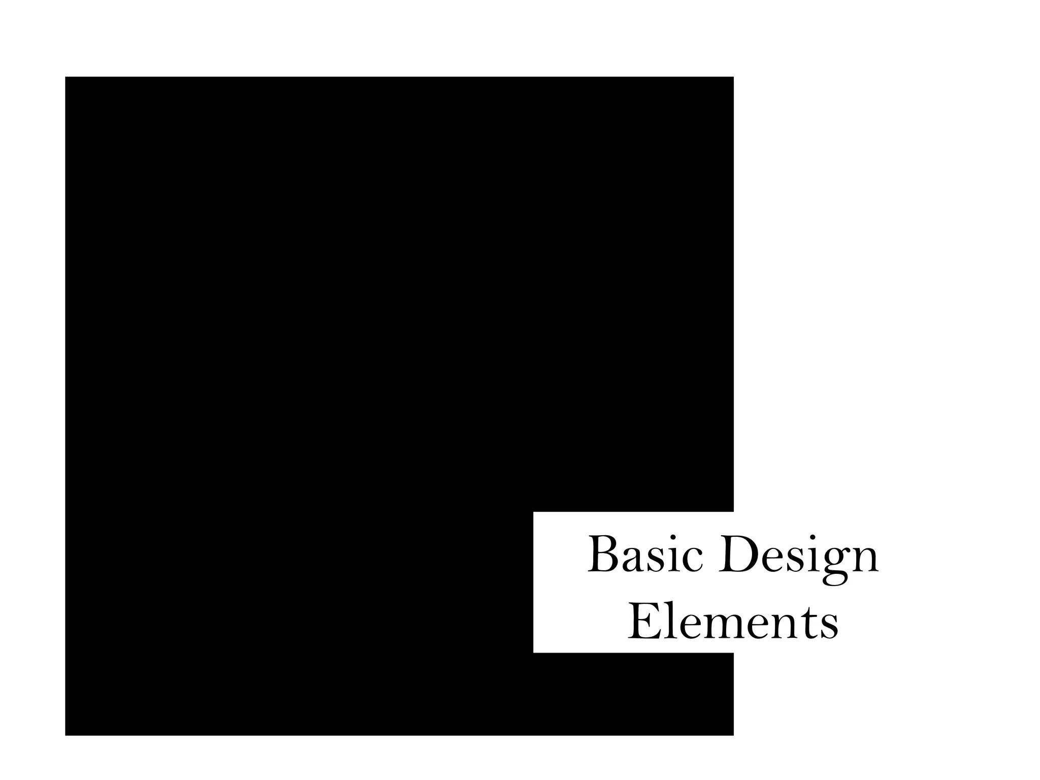 Basic Design Elements in simplified form | PPT
