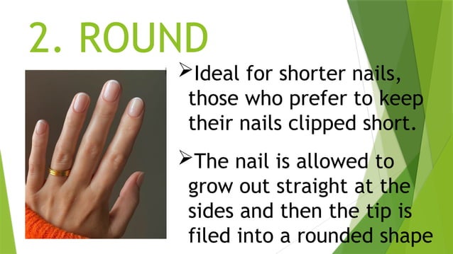 basic nail shapes powerpoint presentation | PPTX
