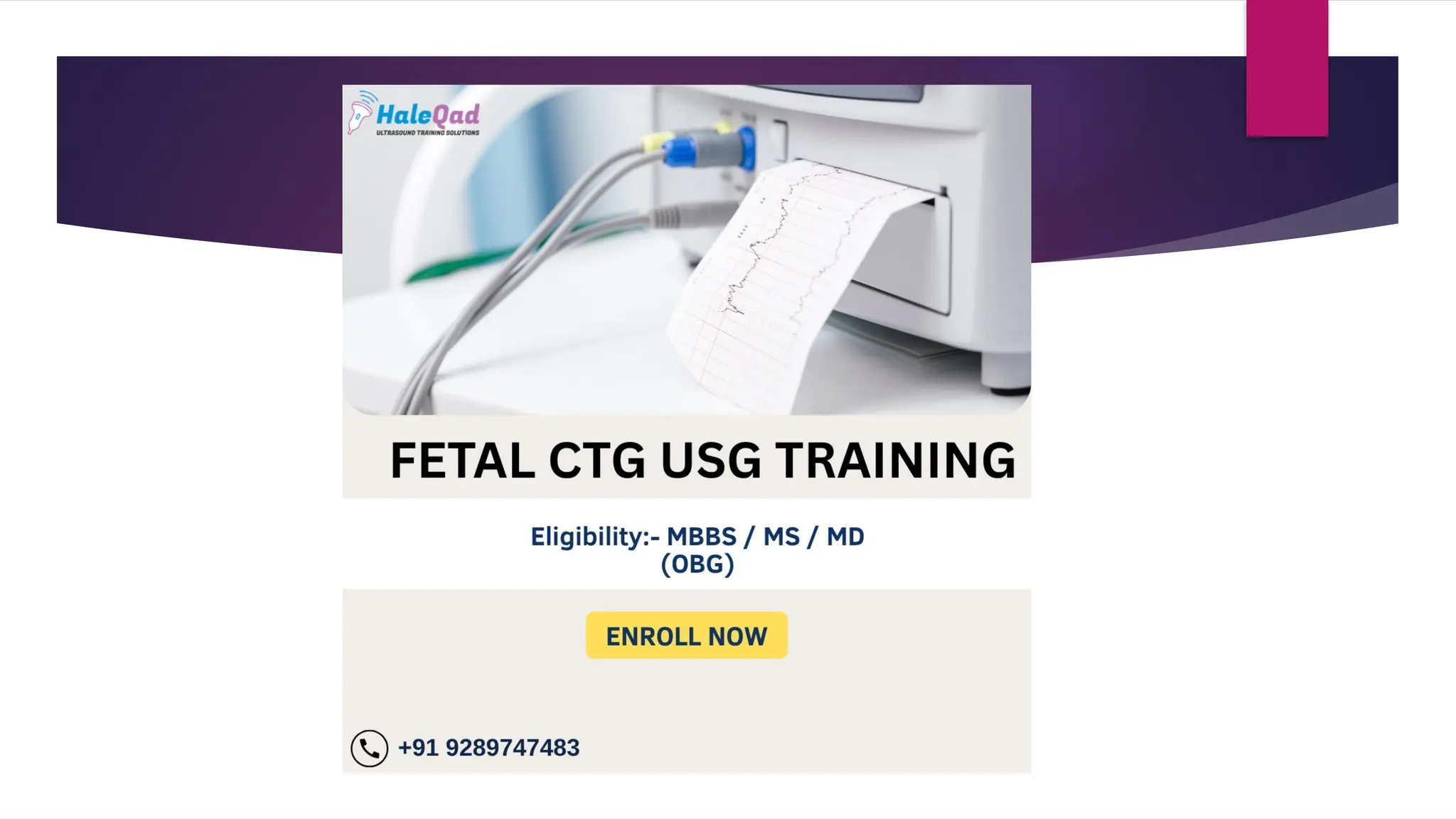 FETAL CTG MONITORING USG TRAINING FOR DOCTORS | PPTX
