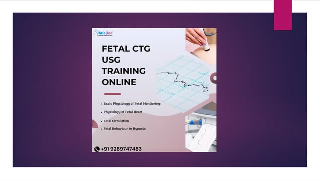 FETAL CTG MONITORING USG TRAINING FOR DOCTORS | PPTX