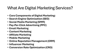 "Complete Guide to Digital Marketing Services" | PDF