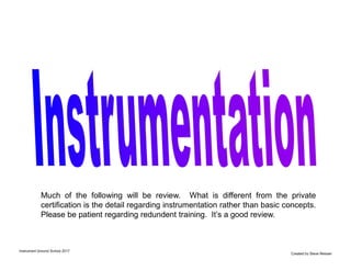 General Instrumentation Presentation for all | PDF