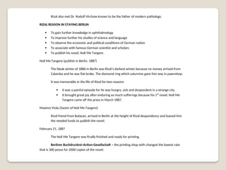 Life and History of Rizal and some background of Rizal | PPTX