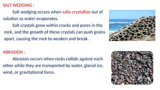 Weathering- Definition, Types of weathering. | PPTX