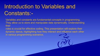 Presentation about variables and constant.pptx