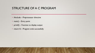 introduction to c programming(basic of the c laanguage).pptx