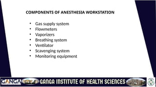 Safety Features of Anesthesia Workstation | PPTX