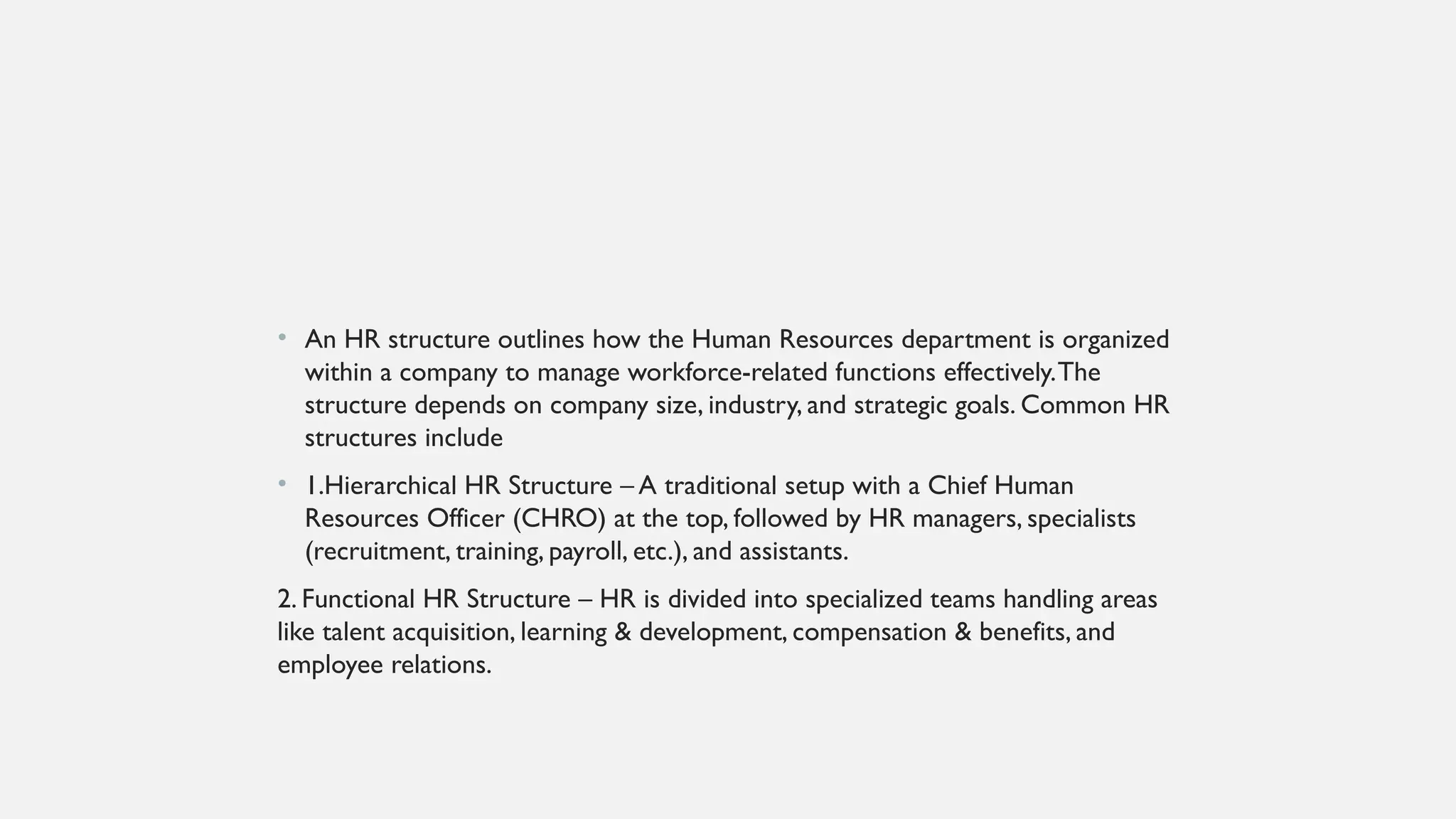 Human Resources management _HR structure | PPTX
