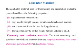 Mechanical Design of over head transmission Line | PPTX
