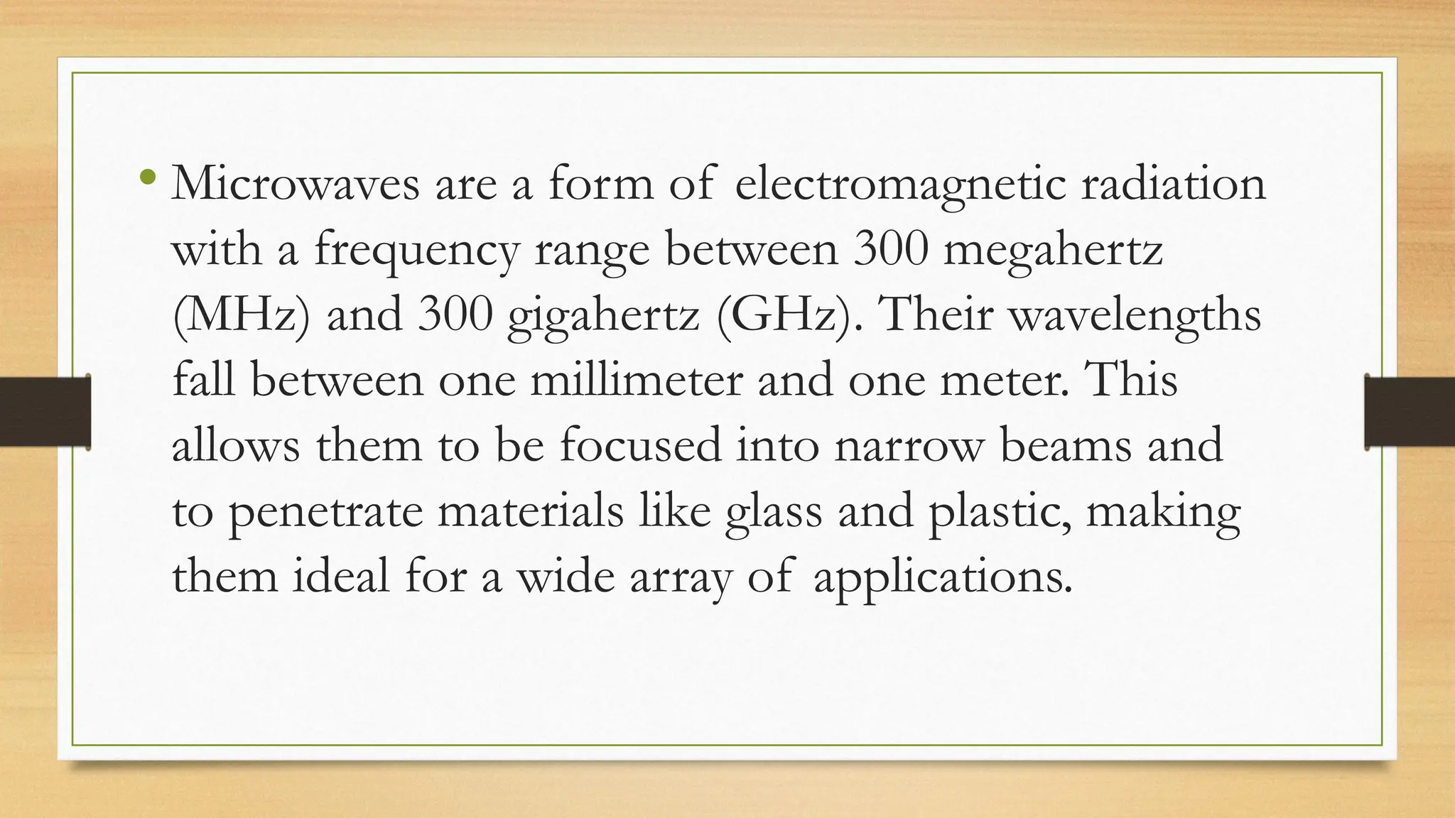 Microwave and their application,and their effects | PPTX
